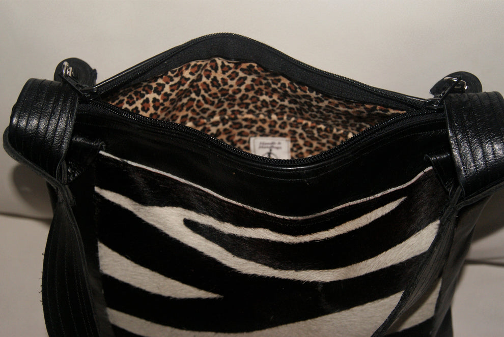 Leather designer animal skin handbag – Handle it handbagz